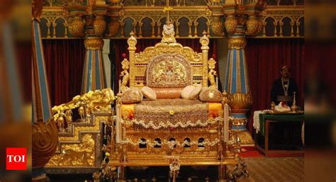 The Golden Throne Is Being Assembled For The Khas Darbar Mysuru News