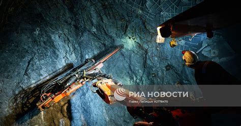 Добыча медной руды на месторождении АО Сафьяновская медь в