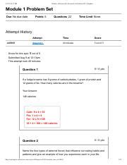 Module Problem Set Essentials In Nutrition Kephart Pdf