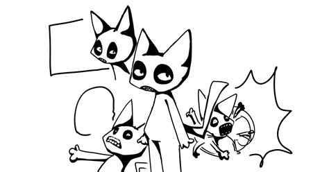 同人 玩一部有点猎奇的作品时看到了一个配角好喜欢它的设计就画了 暗影觸手貓貓王のイラスト Pixiv