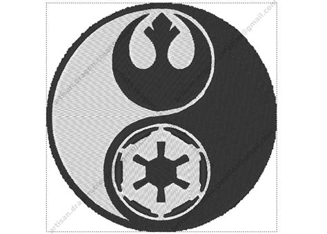 Matriz Ying Yang Star Wars Elo7 Produtos Especiais