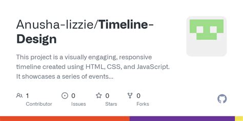Github Anusha Lizzie Timeline Design This Project Is A Visually Engaging Responsive Timeline