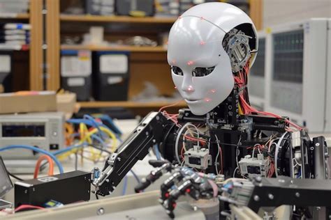 Premium Photo Robotics Automation Integration Daily Coexistence