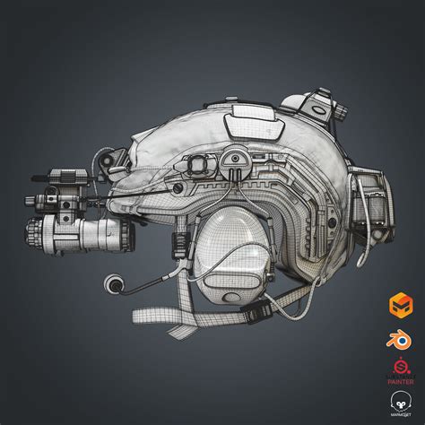 Military Ops Core Helmet 3d Model Cgtrader