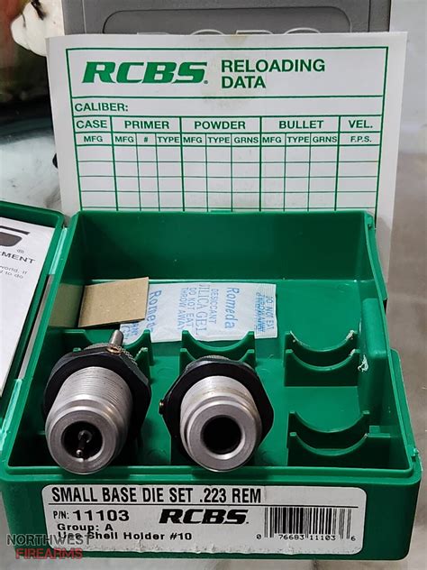 Rcbs Small Base Die Set 223 Rem Northwest Firearms