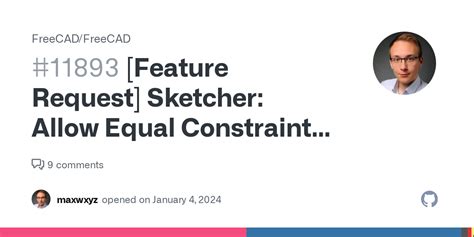 Feature Request Sketcher Allow Equal Constraint For Dimensions