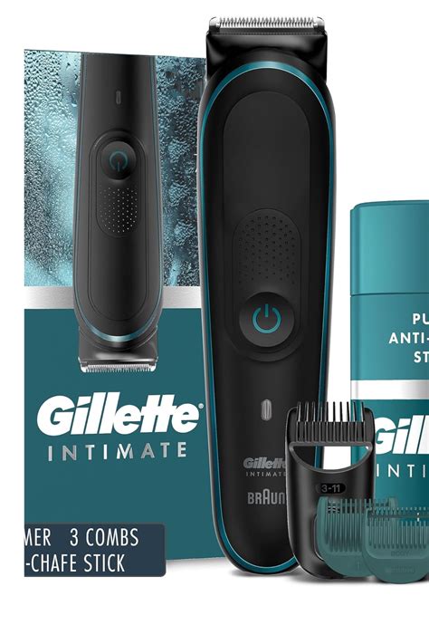 Gillette Intimate Mens Pubic Hair Trimmer Skinfirst Pubic Hair