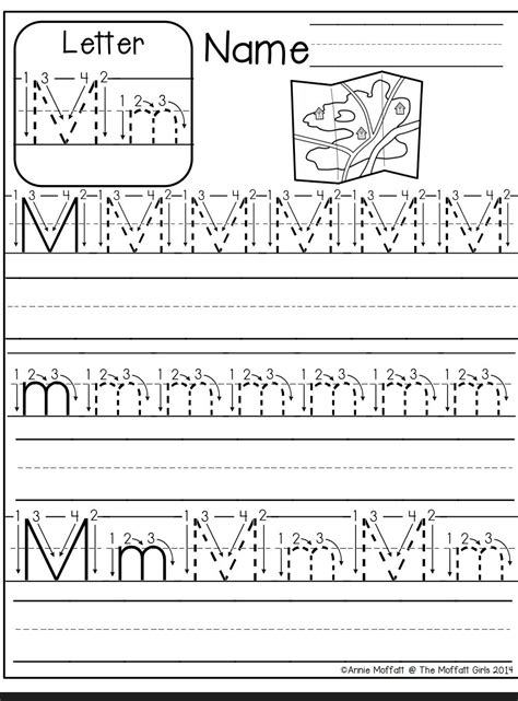 Letter M Tracing Sheets