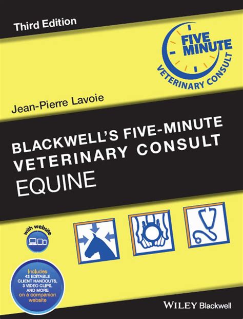 Blackwells Five Minute Veterinary Consult Equine 3rd Edition Vetbooks
