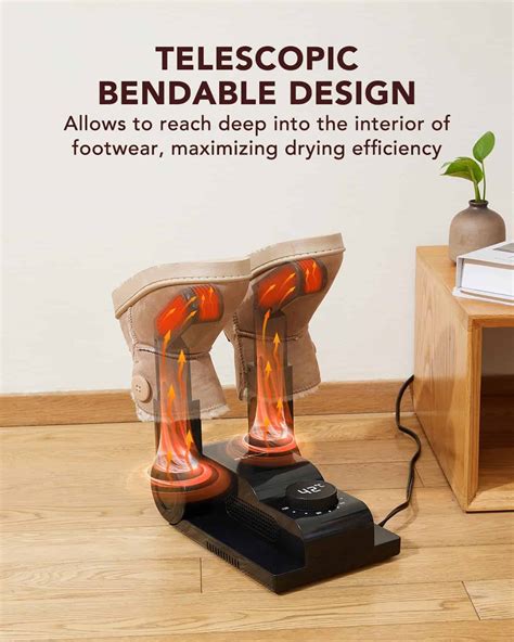 FORLIM Boot Dryer For Work Boots Shoe Dryer With Heat Blower Glove Dryer Boot Warmer