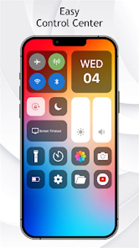 Control Center Simple Ios 16 For Android Download