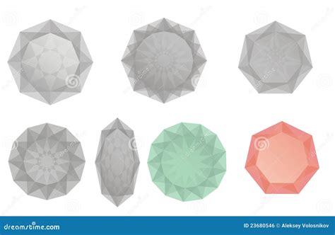 Vector Gems Stock Vector Illustration Of Graphics Isolation