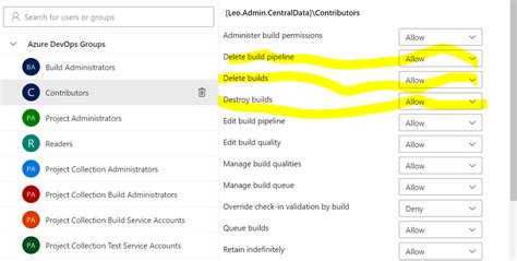 Need A Powershell VSTeam Module Script To Edit The Security Permissions