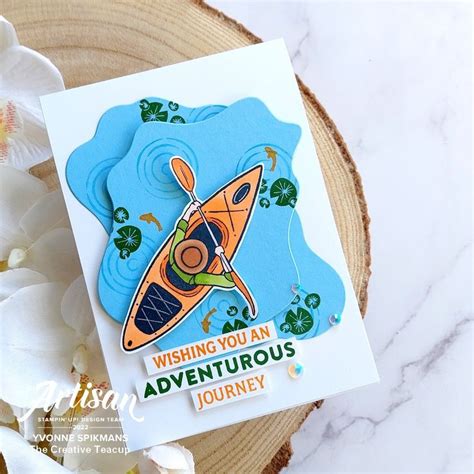 Creative Adventure Card Ideas Diy Kayak Card Design Diy Kayak
