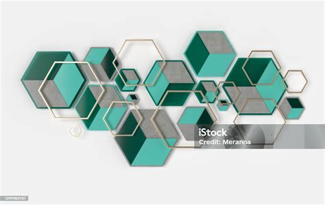 육각형 추상적 배경 필드 효과의 깊이 육각형이 있는 현대식 셀룰러 벌집 3d 패널 세라믹 콘크리트 유리 타일 3d 벽 텍스처