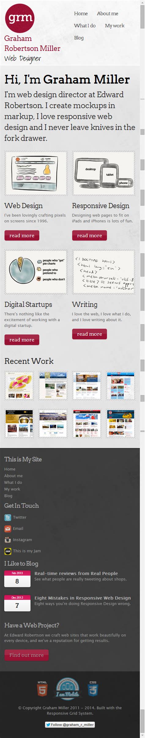 Responsive Grid System Css Framework Front End Developer