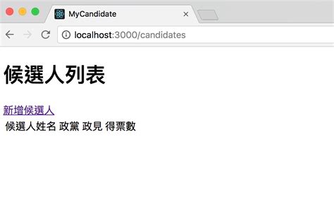 Crud 分解動作 簡易票選系統實作（上） 為你自己學 Ruby On Rails 高見龍