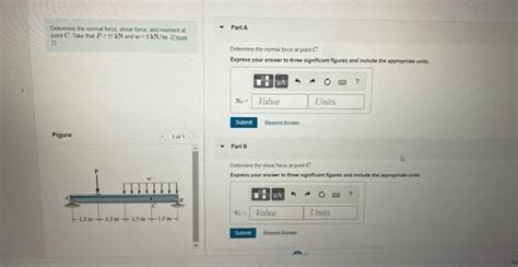 Solved Determine The Normal Force Shear Force And Moment Chegg