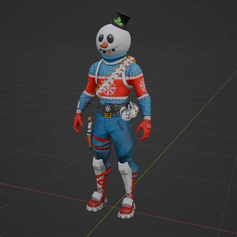Slushy Soldier Fortnite 3d Model By Shevraar