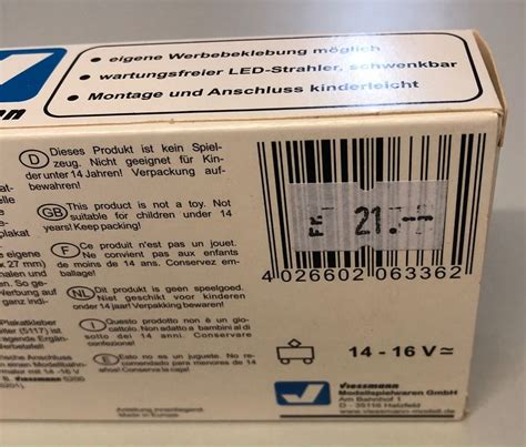 Viessmann HO Werbetafel Mit LED Beleuchtung NEU Kaufen Auf Ricardo