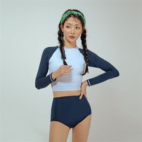 Vendis 스포티한 매력 어썸 여자 래쉬가드 세트 ♥♥ 🌊 여성스러움과 귀여운 느낌을