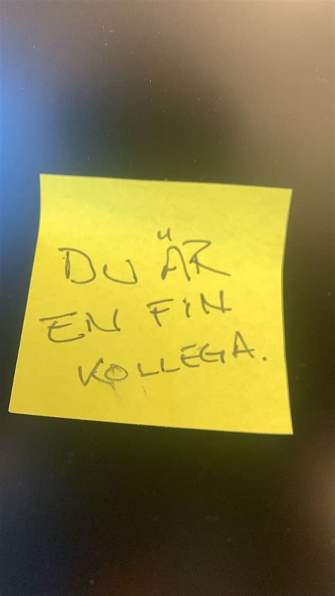 Efter Ett Långt Och Väldigt Givande Internmöte Idag Möttes Jag Av