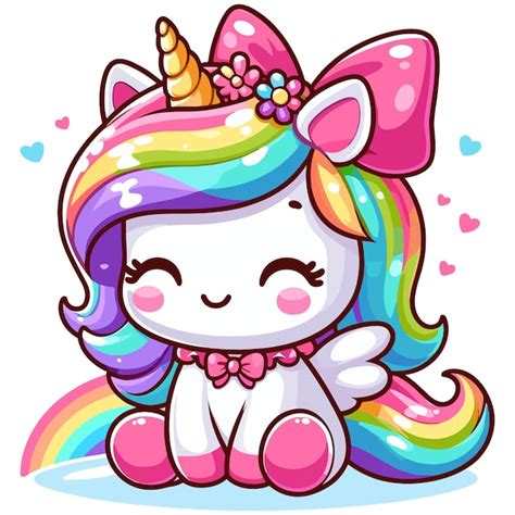 Diseño Vectorial De Unicornio Vector Premium