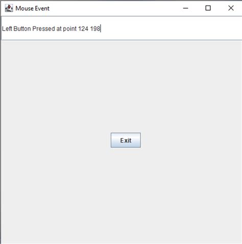 Java Program To Handle MouseEvent Sanfoundry
