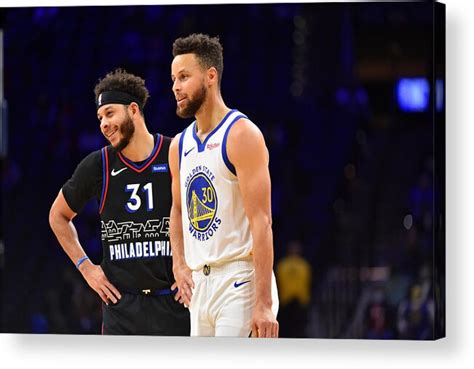Stephen Curry and Seth Curry #2 Acrylic Print by Jesse D. Garrabrant ...