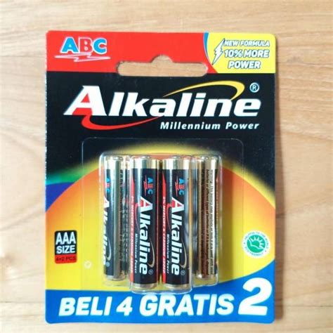 Jual Abc Alkaline 6pcs Aa Aaa Baterai Batu Batere Battery Millenium