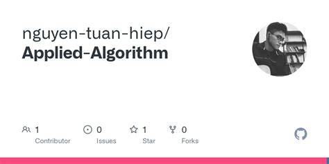 Github Nguyen Tuan Hiepapplied Algorithm