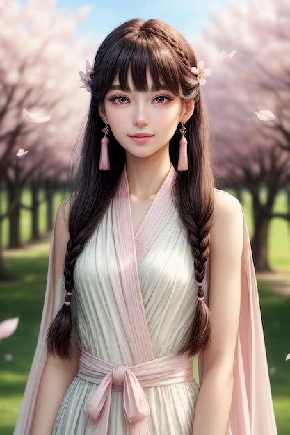 Premium Ai Image Oriental Asia Traditional Chinese Classical Hanfu