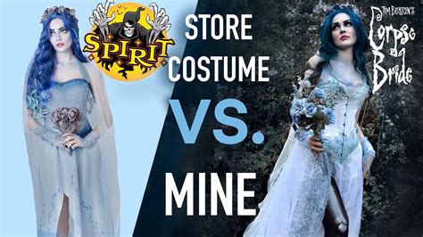 Spirit Halloween VS My Corpse Bride Costume Review Build YouTube