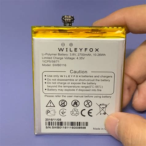 2700mah Swb0116 Battery For Wileyfox Swift 2 Swif Vicedeal
