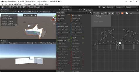 Unity3d 内置建模工具probuilder安装和基本使用unity銝要ew Poly Shape Csdn博客