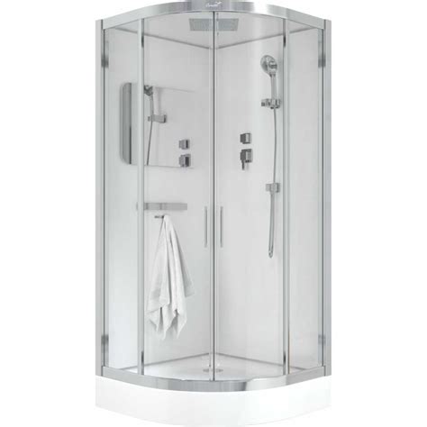 Душевая кабина Cerutti SPA VIVA-101 100x100 профиль хром, стекло ...