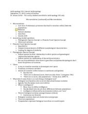 Lecture 8 Microevolution Continued And Macroevolution Anthropology