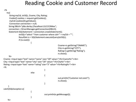 Database Processing With Jsp Ppt Download