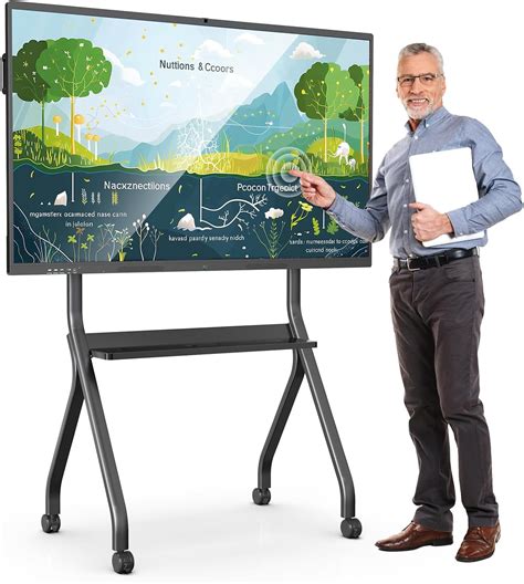Interactive Touchscreen 4k Uhd Display For Office And Classroom