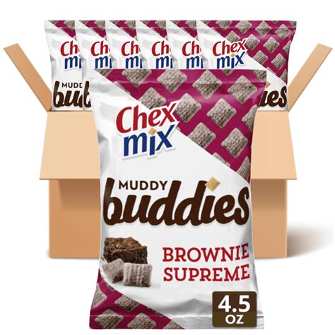 Chex Mix Muddy Buddies Brownie Supreme On The Go Snack Mix 425 Oz
