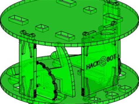 arduino robot chassi 3d model ・ mito3d