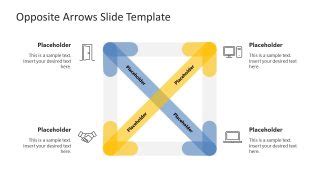 Opposite Arrows PowerPoint Template