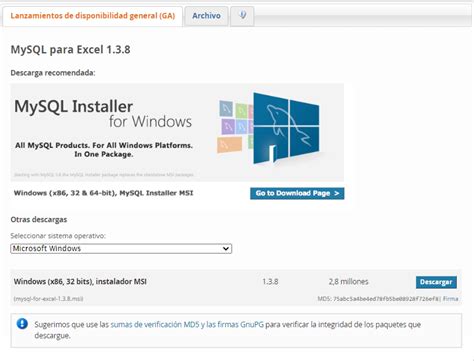 Como Conectar Microsoft Excel Con Mysql