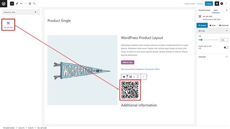 Product Qr Code Block For Gutenberg Woolentor
