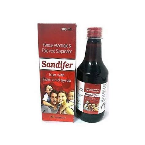 Ferrous Ascorbate Syrup Packaging Type Bottle At Rs 205bottle In New