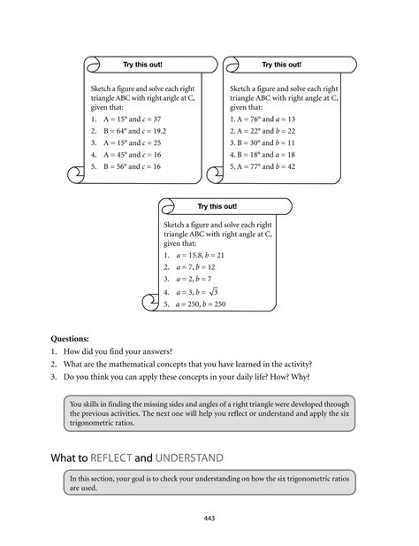 Grade 9 Mathematics Module 7 Triangle Trigonometry Pdf