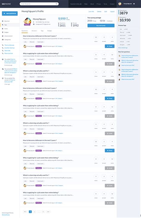 Question And Answer Wordpress Theme Qaengine