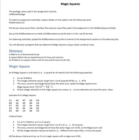 Solved Write A Program That Determines If A Given N Matrix Chegg