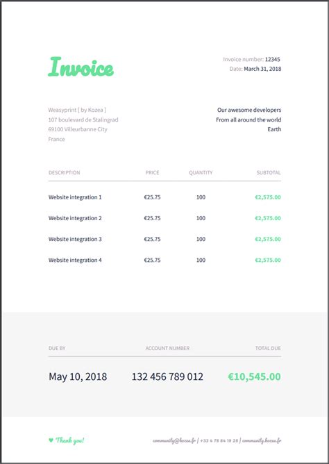Push Layer To Bottom Of Page But Preventing Content Overlapping Invoice Sample · Issue 1159
