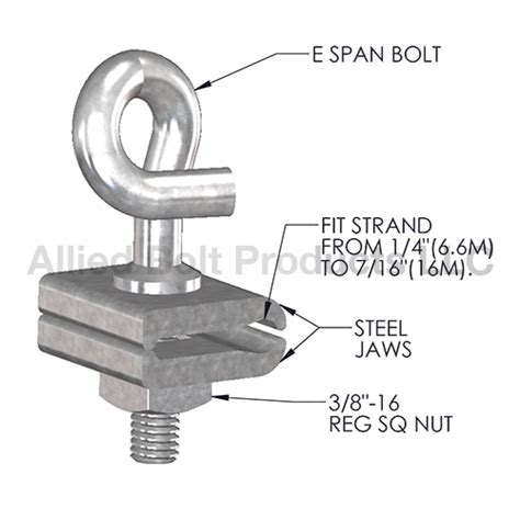 E Span Clamp Allied Bolt Products Llc
